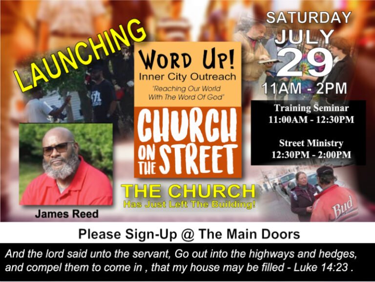 Church on the Street Registration – Judah Ministries